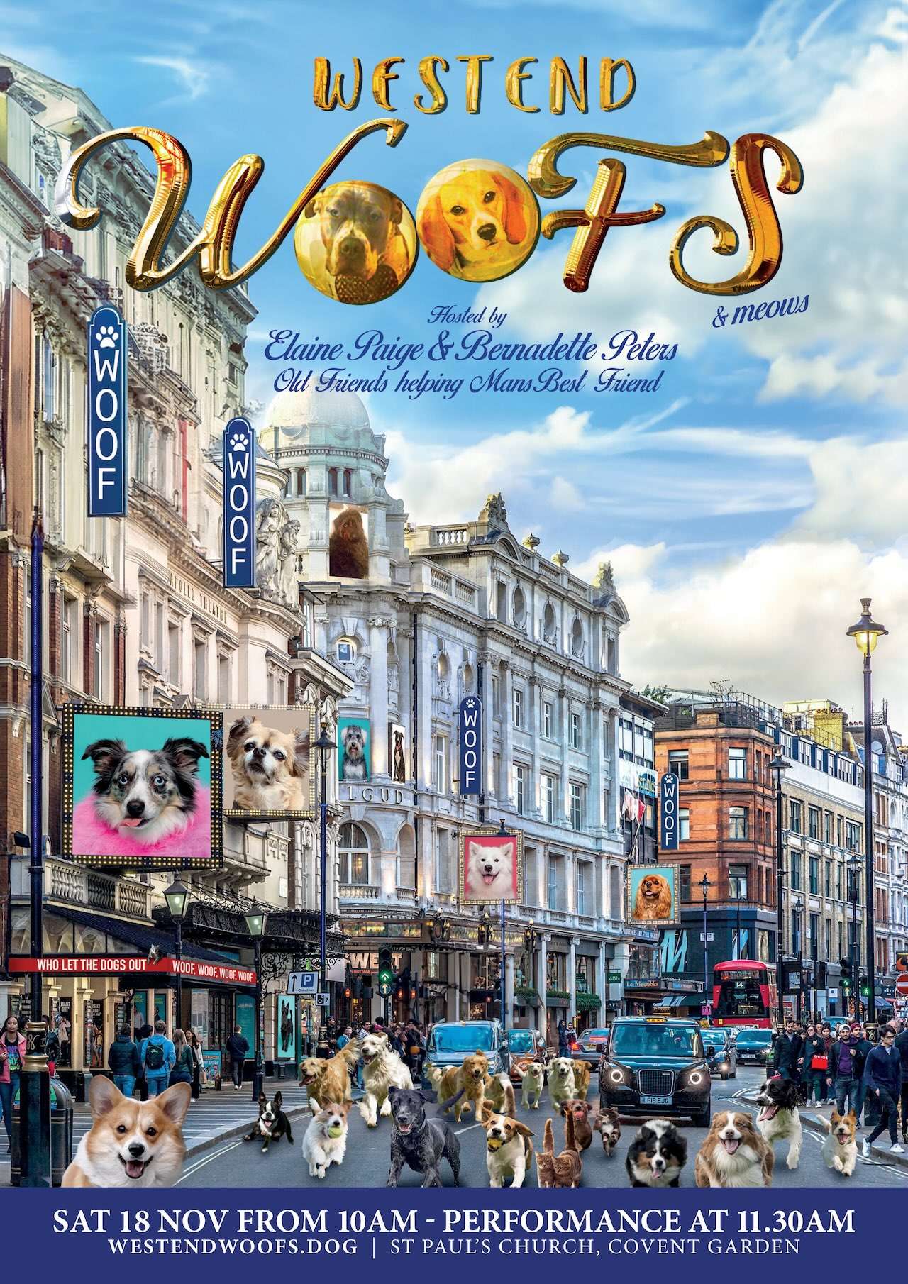 Elaine Paige & Bernadette Peters to host the West End’s first West End ...