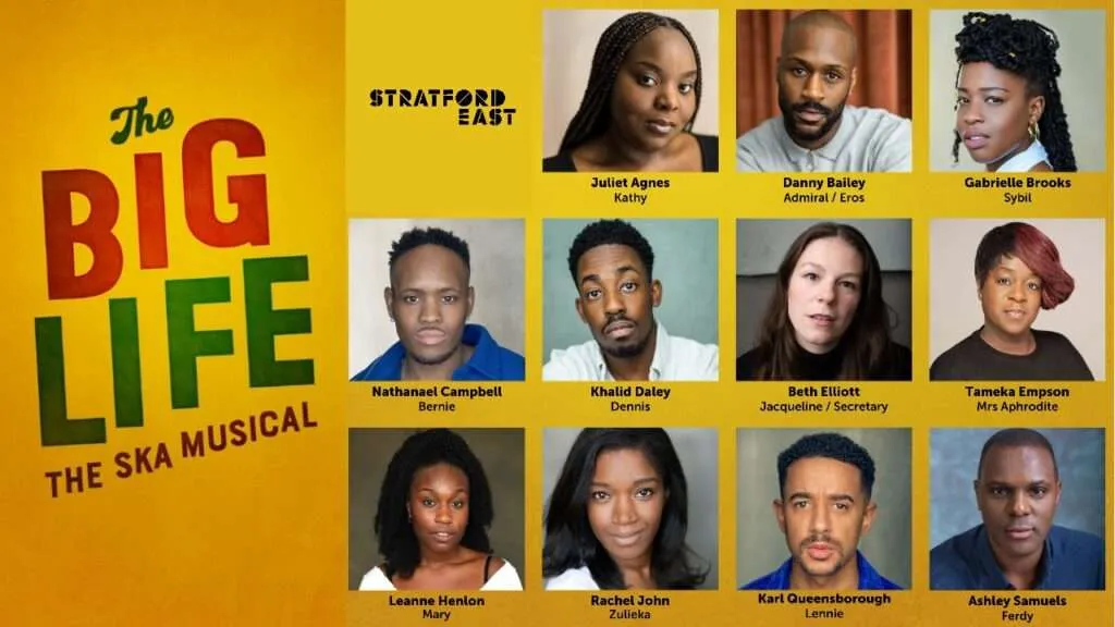 Casting announced for The Big Life musical at Theatre Royal Stratford ...