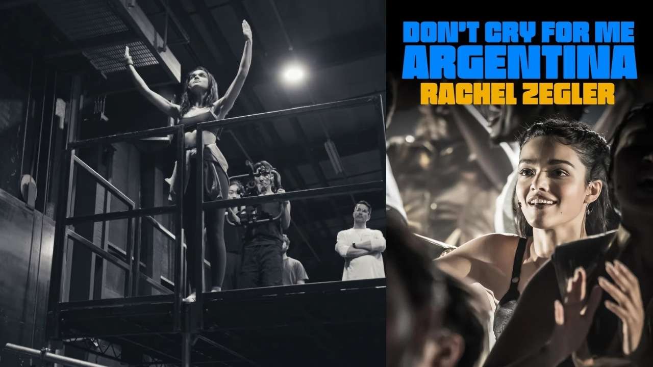 First-look: Watch the new video of Rachel Zegler singing Don’t Cry For ...