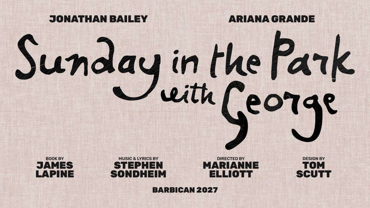 Jonathan Bailey & Ariana Grande tease Sunday in the Park with George ...