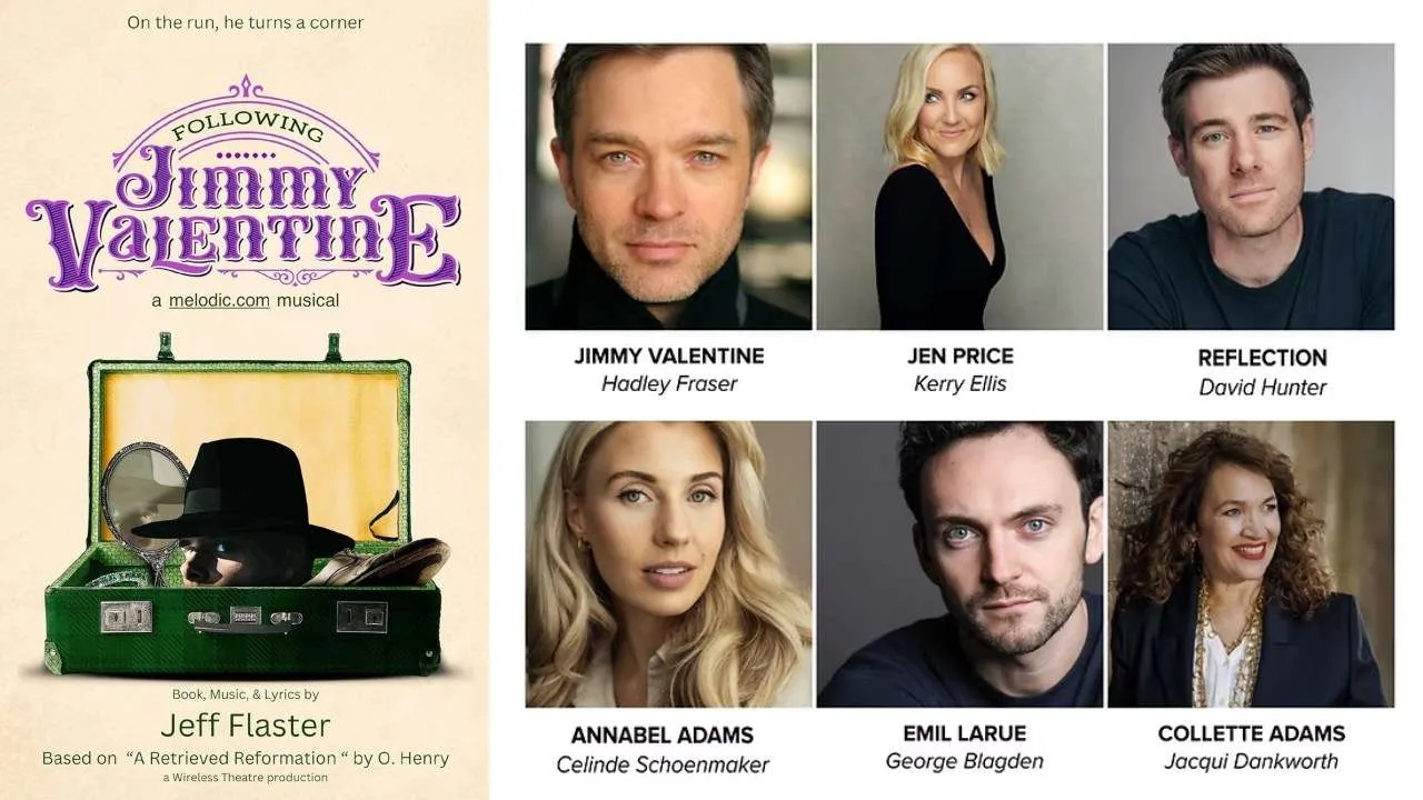 Audiobook musical Following Jimmy Valentine released starring Hadley ...