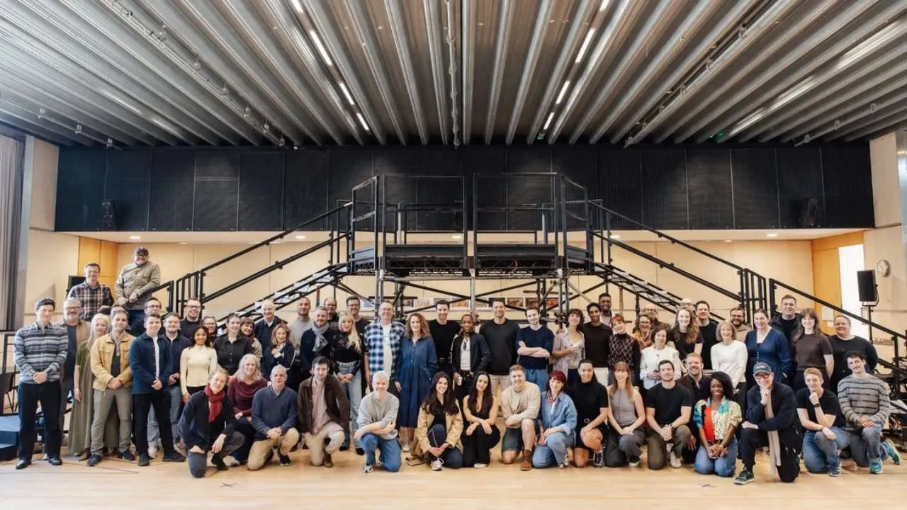 Full cast for High Society at the Barbican Theatre: Freddie Fox ...